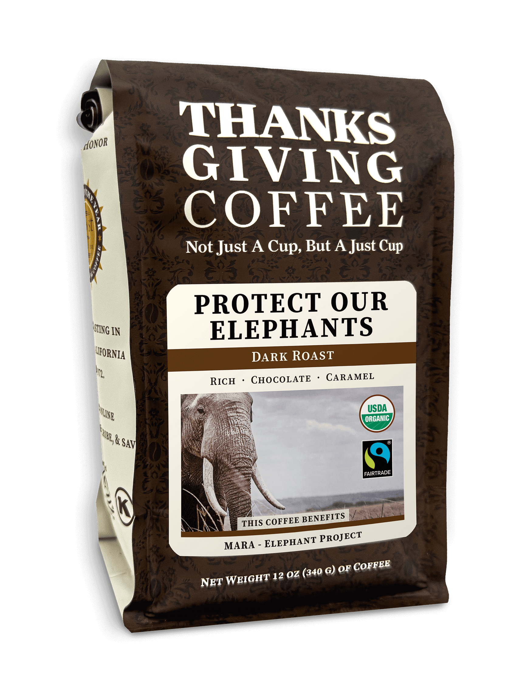 Mara Elephant Project Coffee Beans - Thanksgiving Coffee Co ...