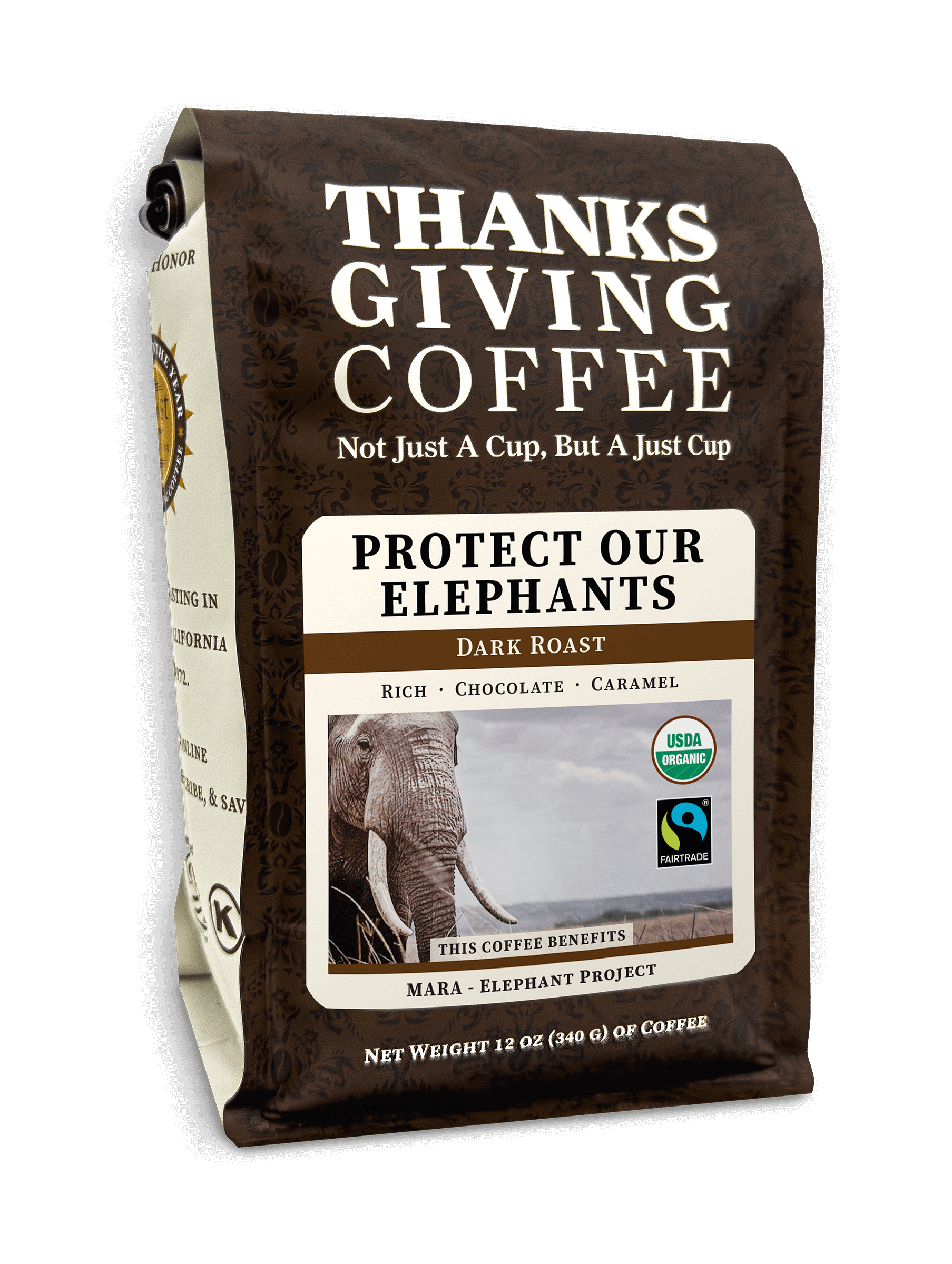 Mara Elephant Project Coffee Beans - Thanksgiving Coffee Co ...